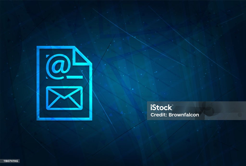 Newsletter Document Page Icon Futuristic Digital Abstract Blue ... Newsletter Document Page Icon Futuristic Digital Abstract Blue ...