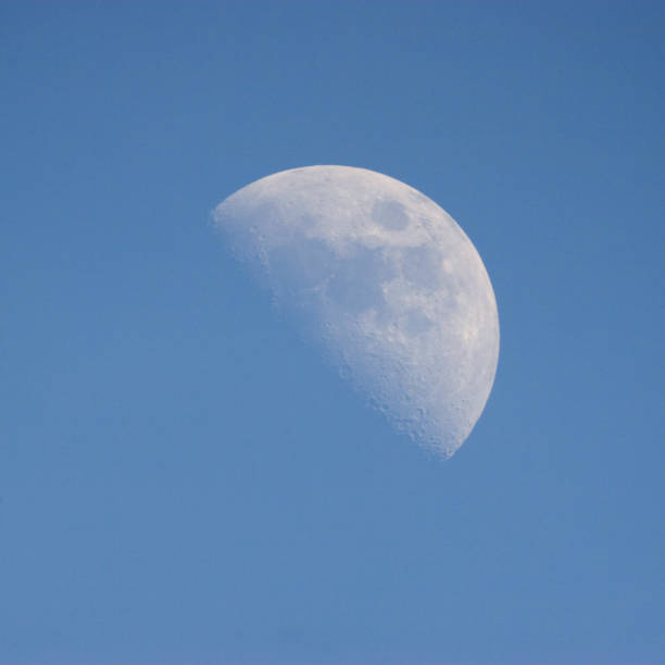Free Stock Photo of Half Moon in Daylight | Download Free Images and ...