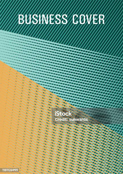Brosur Menutupi Tata Letak Halaman Desain Vektor Halftone Mockup
