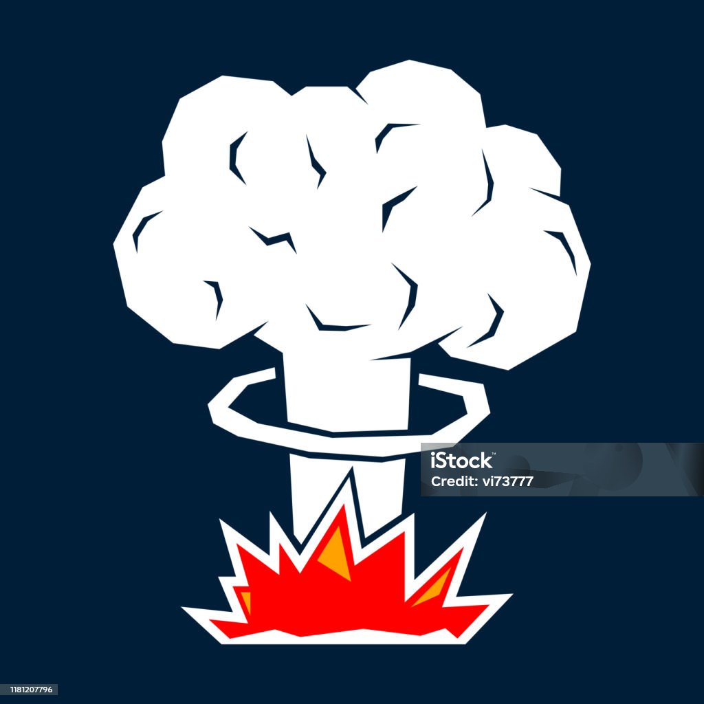 Komische Nucleaire Explosie Paddestoel Atomaire Wolk Vector Illustratie ... Komische Nucleaire Explosie Paddestoel Atomaire Wolk Vector Illustratie ...