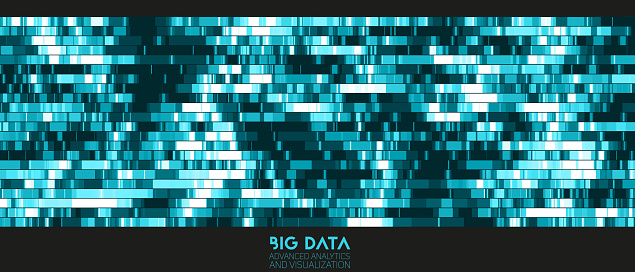 Visualisasi Warnawarni Big Data Infografis Futuristik Desain Estetika