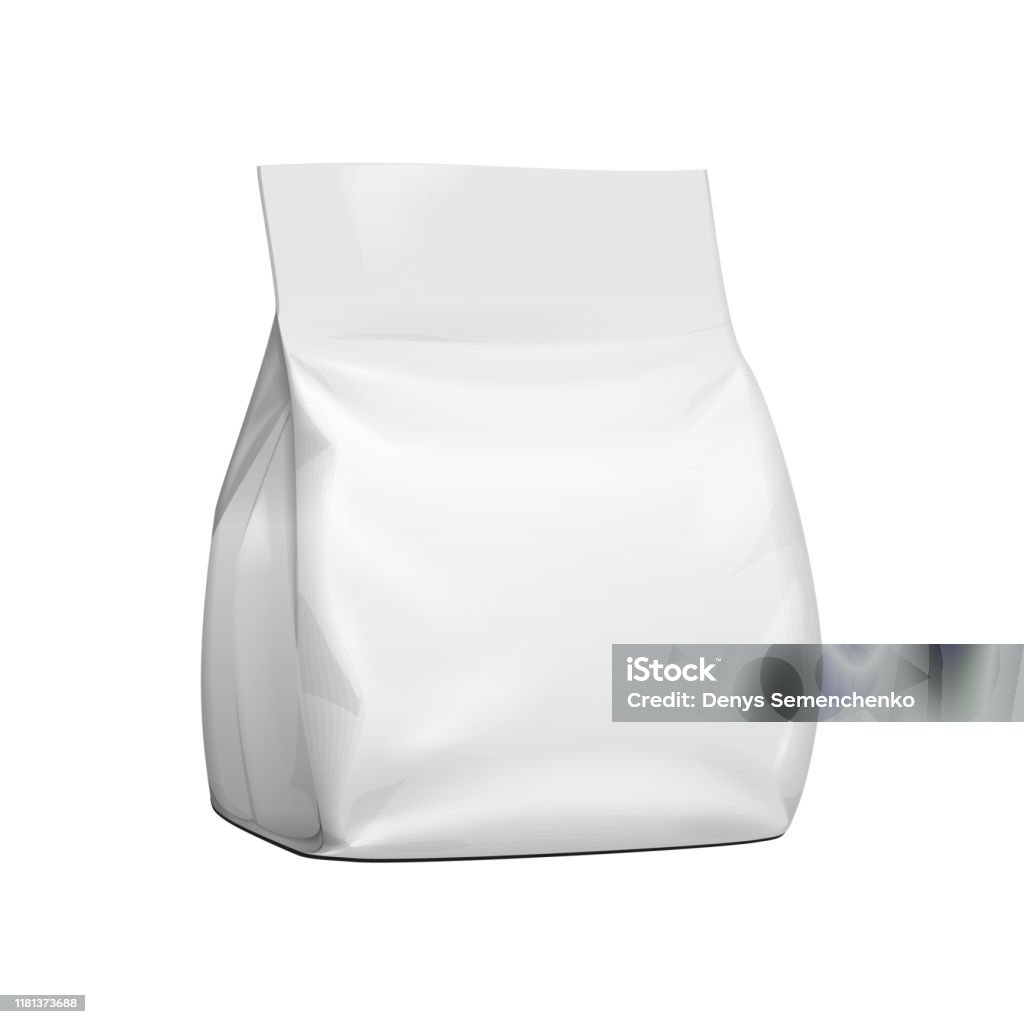 Mockup Blank Stand Up Kantong Jajan Sachet Mock Up Template Ilustrasi