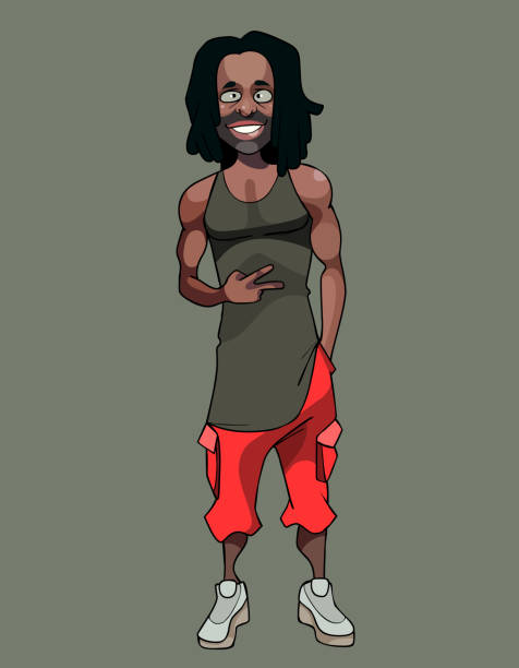 130 Cartoon Of Black Man With Dreadlocks Stock Illustrations Royalty