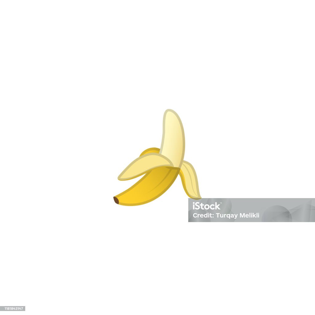 Ikon Vektor Segar Pisang Emoji Pisang Terisolasi Ilustrasi Emotikon Ilustrasi Stok Unduh