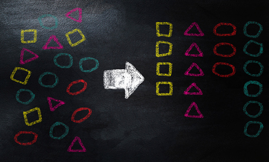 Drawing Geometry To Categorize On Chalkboard Categorizing Geometry ... Drawing Geometry To Categorize On Chalkboard Categorizing Geometry ...