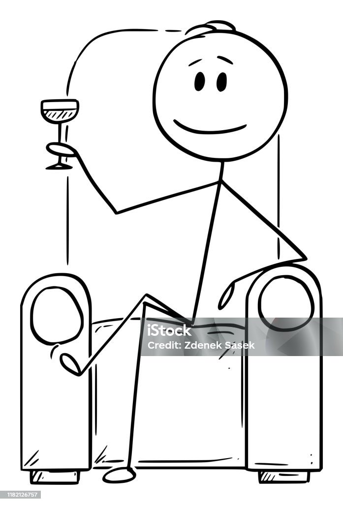 Vektorcartoonillustration Von Erfolgreichen Mann Oder Geschäftsmann ... Vektorcartoonillustration Von Erfolgreichen Mann Oder Geschäftsmann ...