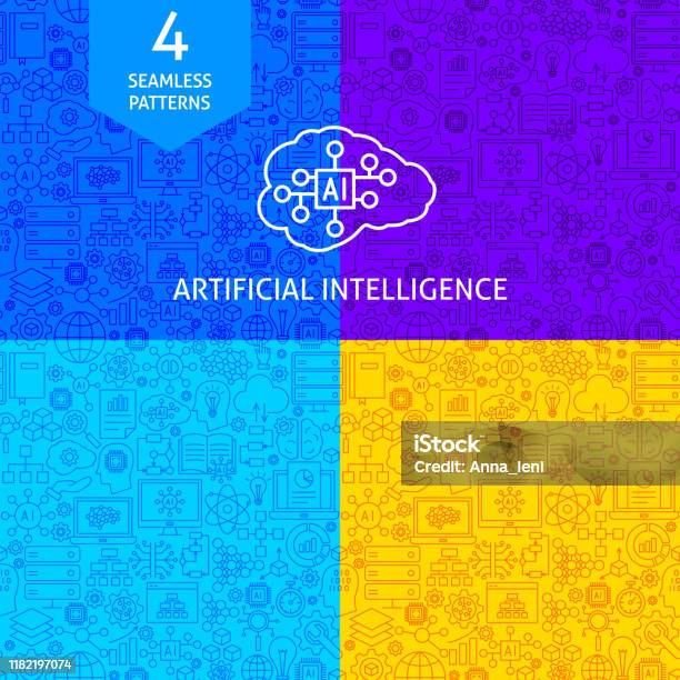 Line Artificial Intelligence Patterns Stock Illustration - Download ... Line Artificial Intelligence Patterns Stock Illustration - Download ...