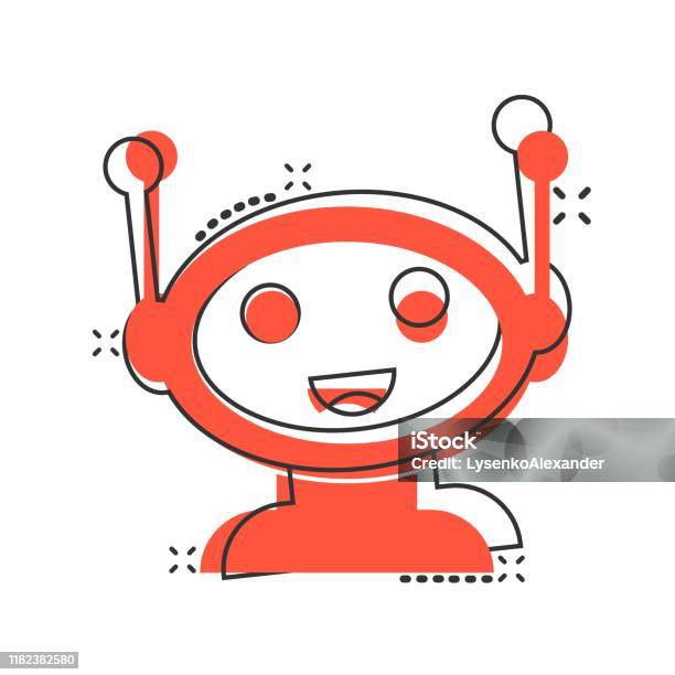 Ikon Chatbot Robot Lucu Dalam Gaya Komik Ikon Ilustrasi Kartun Vektor ... Ikon Chatbot Robot Lucu Dalam Gaya Komik Ikon Ilustrasi Kartun Vektor ...