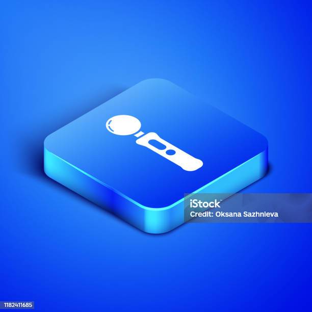 Ikon Gamepad Isometrik Terisolasi Pada Latar Belakang Biru Pengontrol