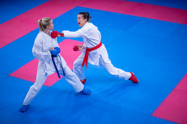 Free Stock Photo of Two People Practicing Karate | Download Free Images ...