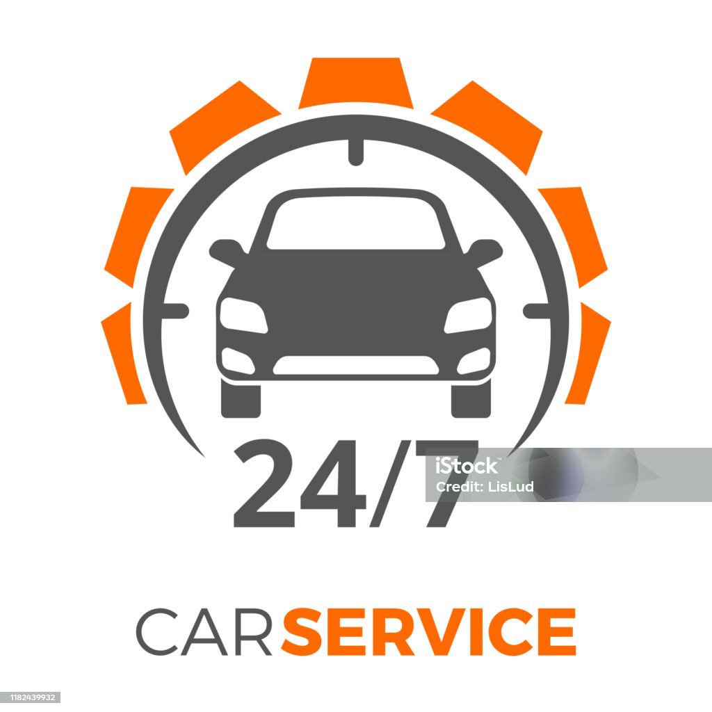 Logo Servis Mobil Ilustrasi Stok Unduh Gambar Sekarang Bengkel