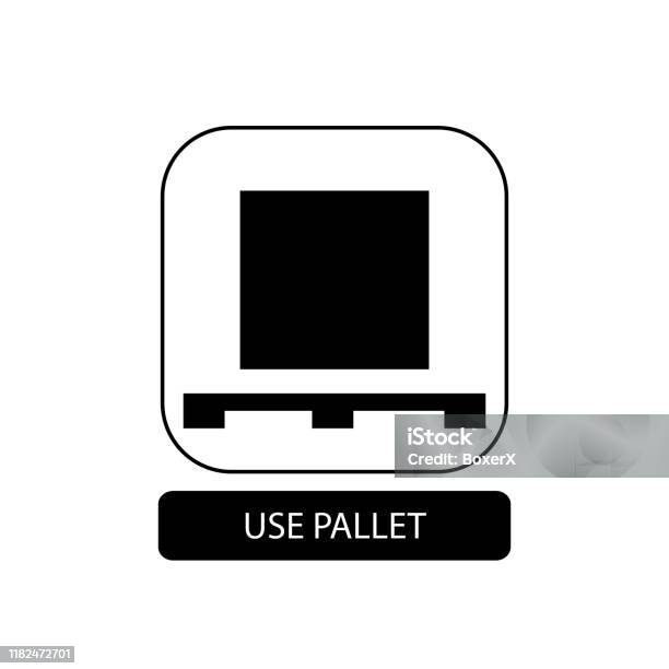 Utilisez Le Signe De Palette Symbole Plat Demballage Icône De Boîte De