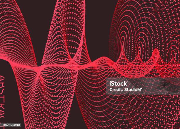 Gelombang Suara Visualisasi Big Data Array Dengan Partikel Dinamis