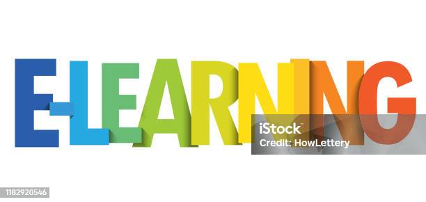 Elearning Vector Typography Banner Stock Illustration - Download Image ... Elearning Vector Typography Banner Stock Illustration - Download Image ...