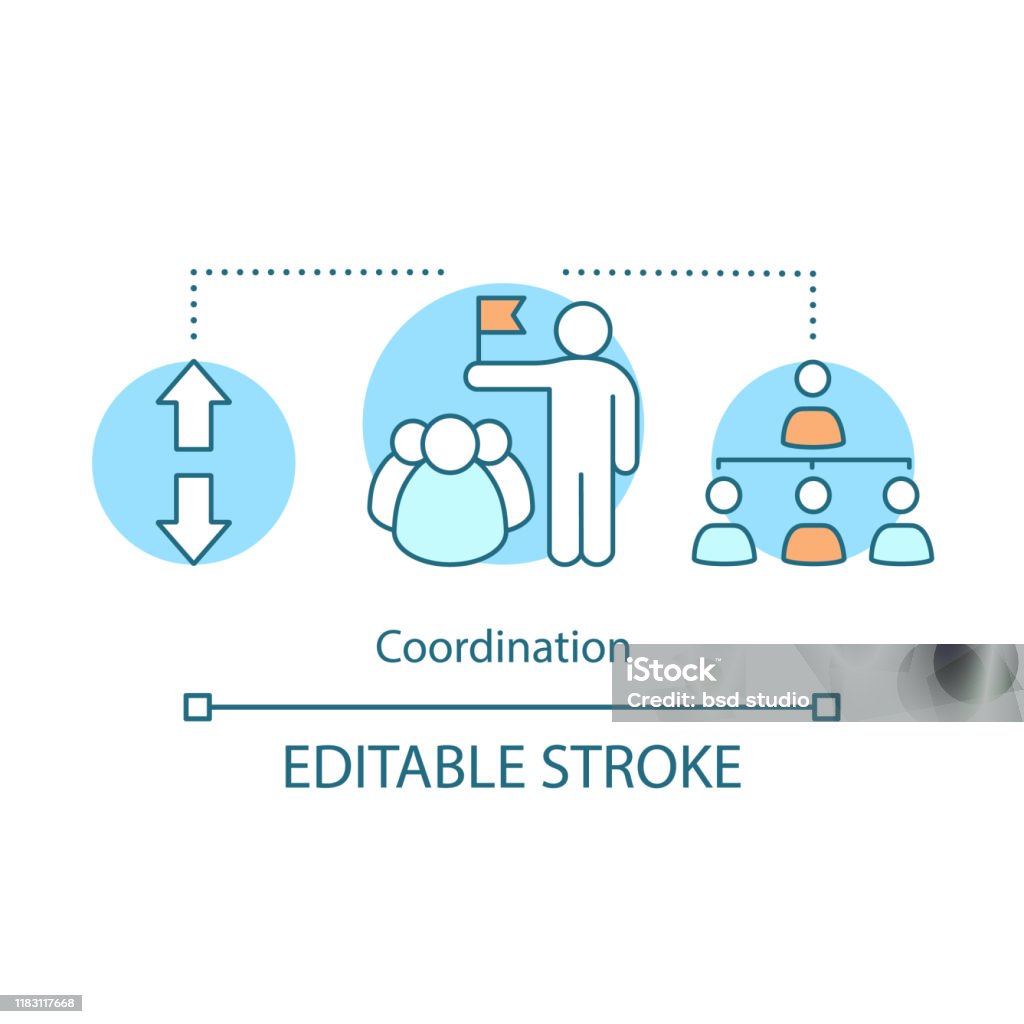 Coordination Concept Icon Stock Illustration Download Image Now