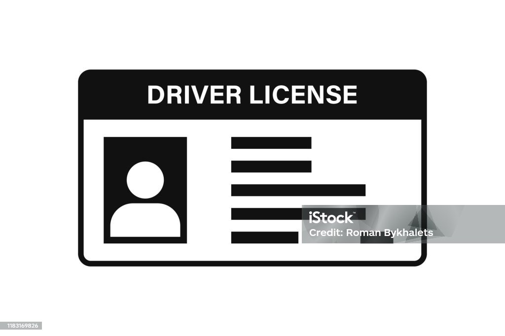 Le Vecteur Dicône De Permis De Conduire A Isolé Le Fond Blanc Conduisez
