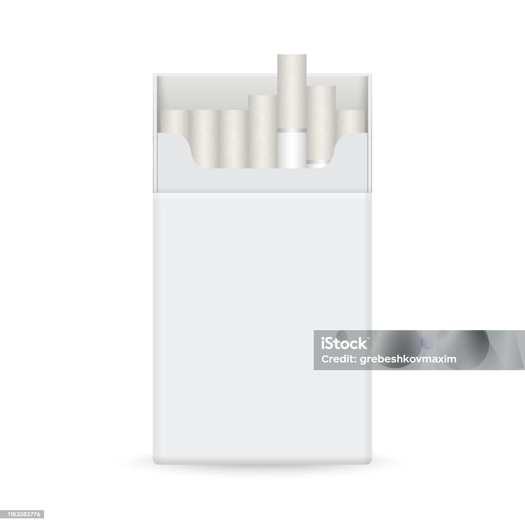 Template Paket Rokok Kosong Realistis Ilustrasi Stok - Unduh Gambar ... Template Paket Rokok Kosong Realistis Ilustrasi Stok - Unduh Gambar ...
