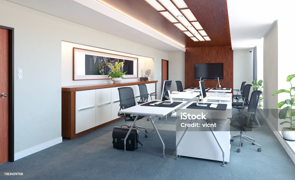 Modern Office Interior Design Stock Photo - Download Image Now ... Modern Office Interior Design Stock Photo - Download Image Now ...