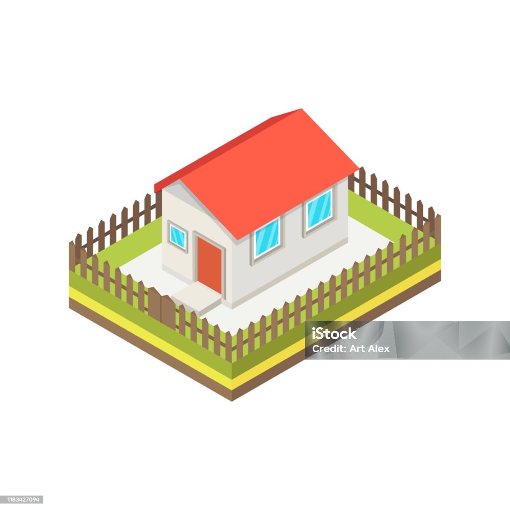 Rumah Isometrik Elemen Isometrik Mewakili Rumah Pinggiran Kota ... Rumah Isometrik Elemen Isometrik Mewakili Rumah Pinggiran Kota ...