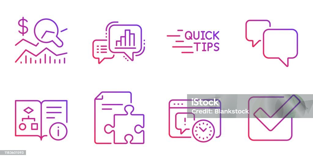 Technical Algorithm Project Deadline And Education Icons Set Speech Bubble Strategy And Graph
