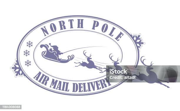 Stempel Ungu Oval Natal Dengan Siluet Santa Claus Dalam Kereta Luncur ... Stempel Ungu Oval Natal Dengan Siluet Santa Claus Dalam Kereta Luncur ...