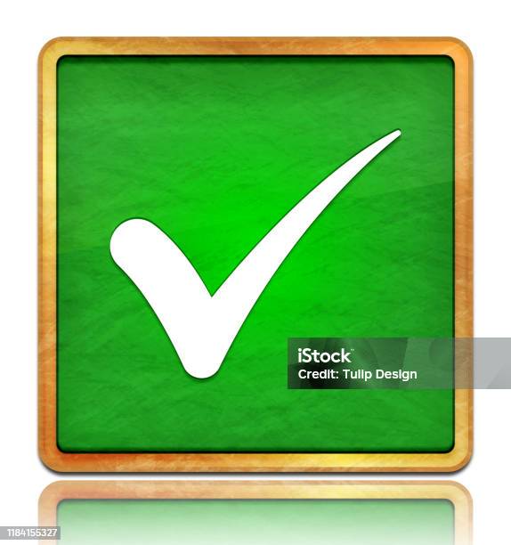 Vinkje Pictogram Chalk Board Groen Vierkant Knop Leisteen Textuur ... Vinkje Pictogram Chalk Board Groen Vierkant Knop Leisteen Textuur ...
