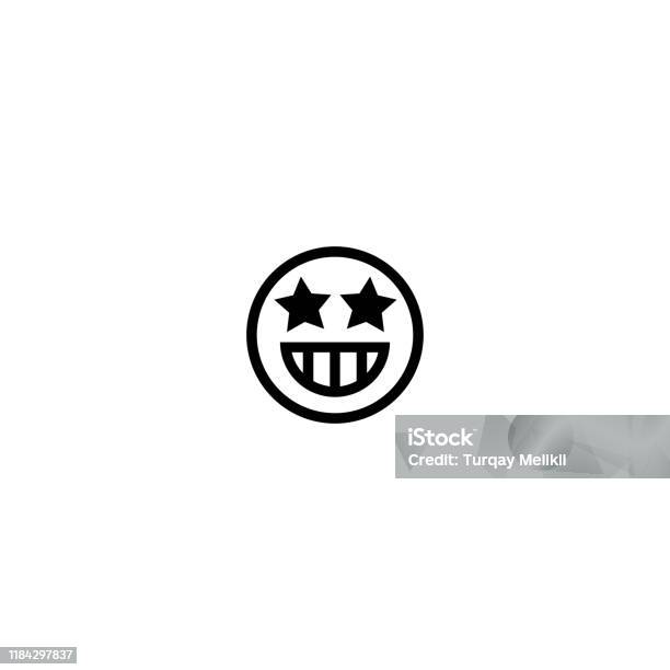 Icône De Vecteur Demoji De Visage Visage De Sourire Disolement Smiley