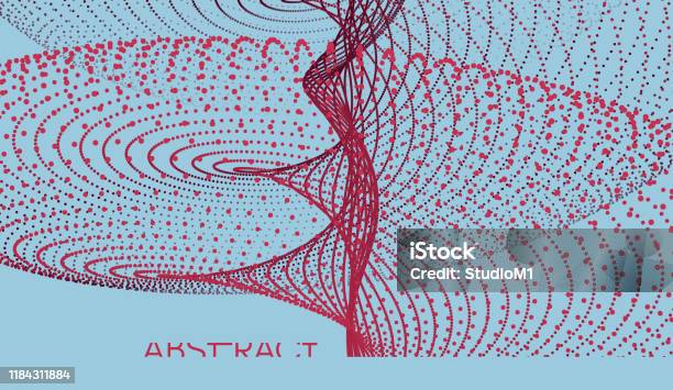 Gelombang Suara Visualisasi Big Data Array Dengan Partikel Dinamis