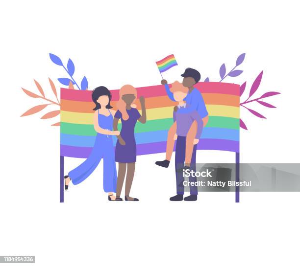 Lgbt Kebanggaan Bendera Besar Ilustrasi Stok Unduh Gambar Sekarang