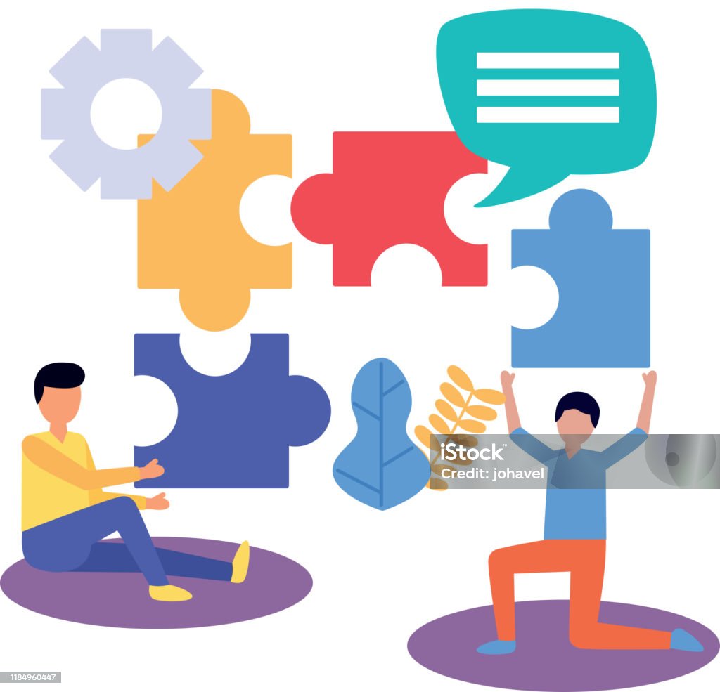 Vetores De Homens Do Avatar Com Projeto Do Vetor Do Ícone Do Teamwork E