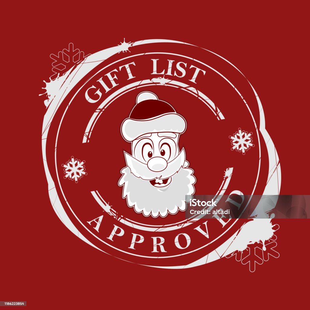 Stempel Natal Dengan Wajah Santa Claus Berwarna Merah Ilustrasi Stok ... Stempel Natal Dengan Wajah Santa Claus Berwarna Merah Ilustrasi Stok ...