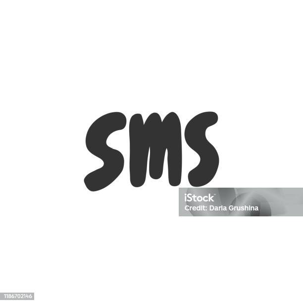 Sms Stiker Untuk Konten Media Sosial Desain Ilustrasi Yang Digambar