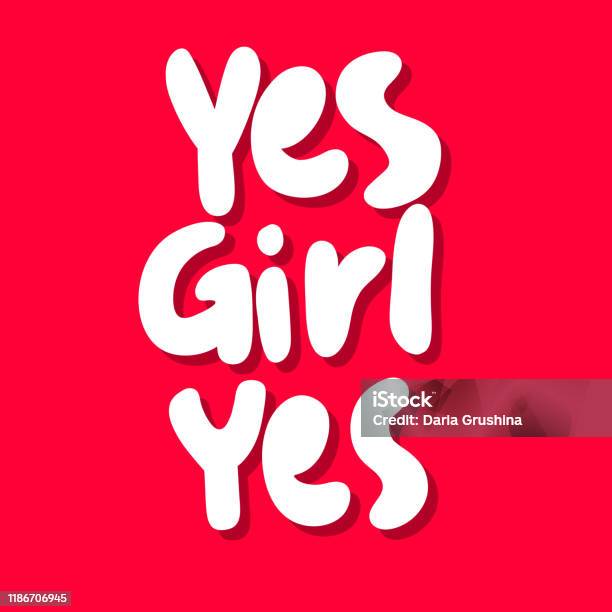 Ya Gadis Stiker Untuk Konten Media Sosial Desain Ilustrasi Yang