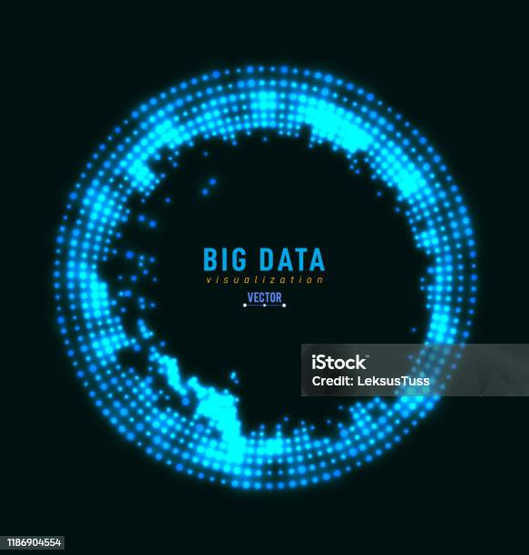 Visualisasi Big Data 3d Abstrak Aliran Data Grafis Kusut Data Utas