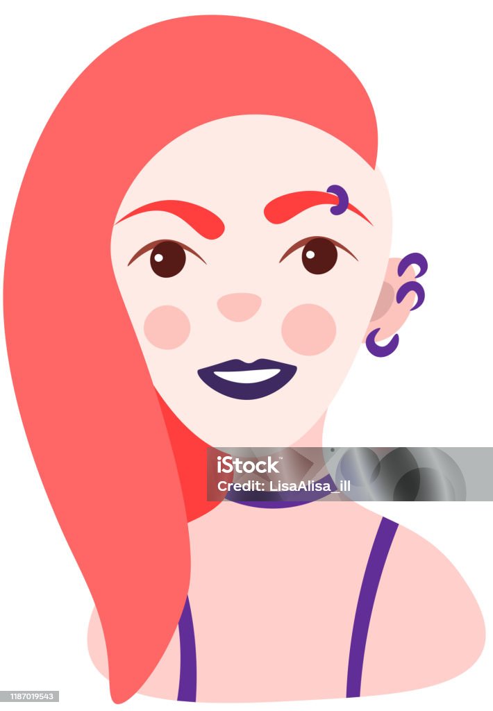 Illustration Mignonne De Dessin Animé De La Femme Informelle Assez