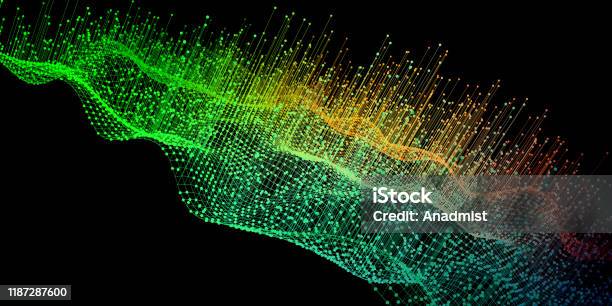 Big Data Latar Belakang Infografis Abstrak Dengan Menghubungkan