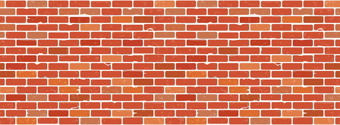 Vetores De Textura Sem Emenda Da Parede De Tijolo E Mais Imagens De
