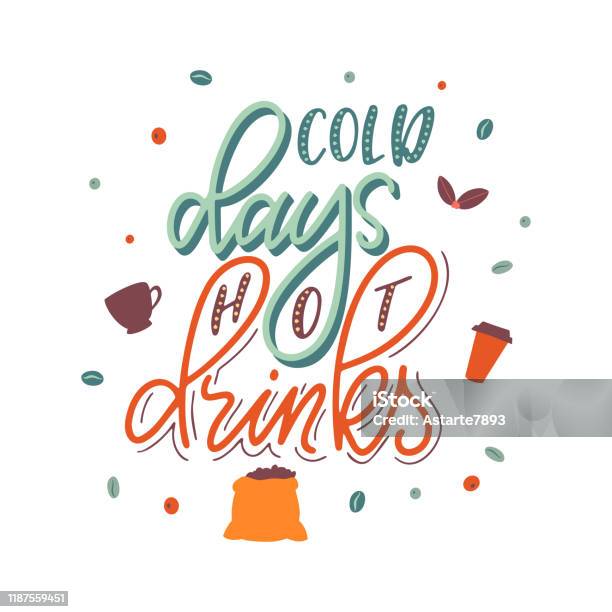 Poster Motivasi Kreatif Kopi Kutipan Yang Digambar Tangan Untuk Menu