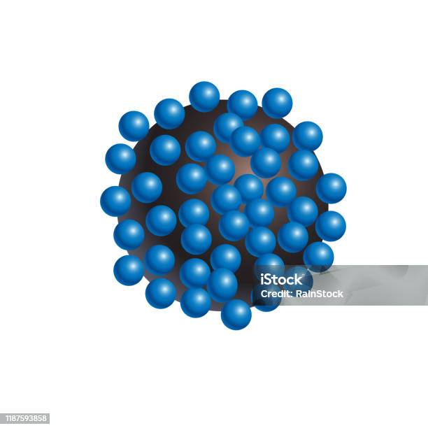 Molécules Et Atomes Symboles Pour La Conception De Concept De Science