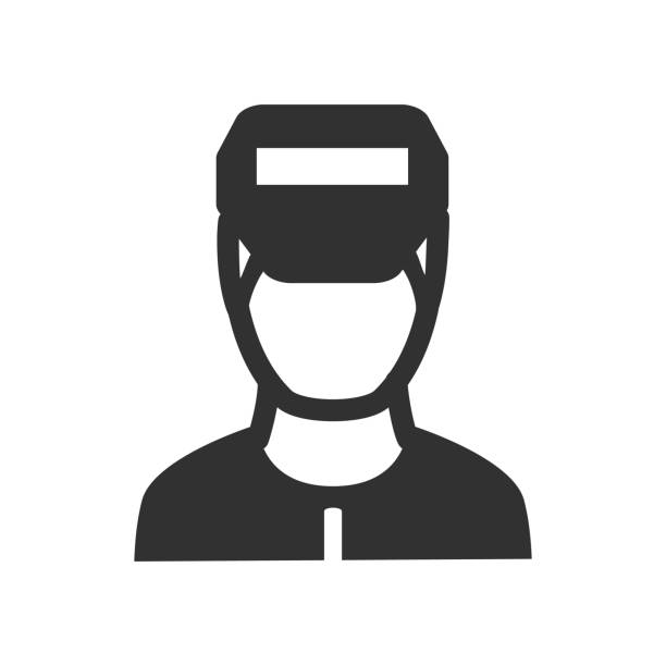 110 Black Man Metal Working Illustrations Royalty Free Vector