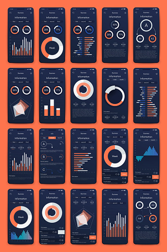 Éléments Vecteurs Infographiques Modernes Pour Les Brochures Daffaires