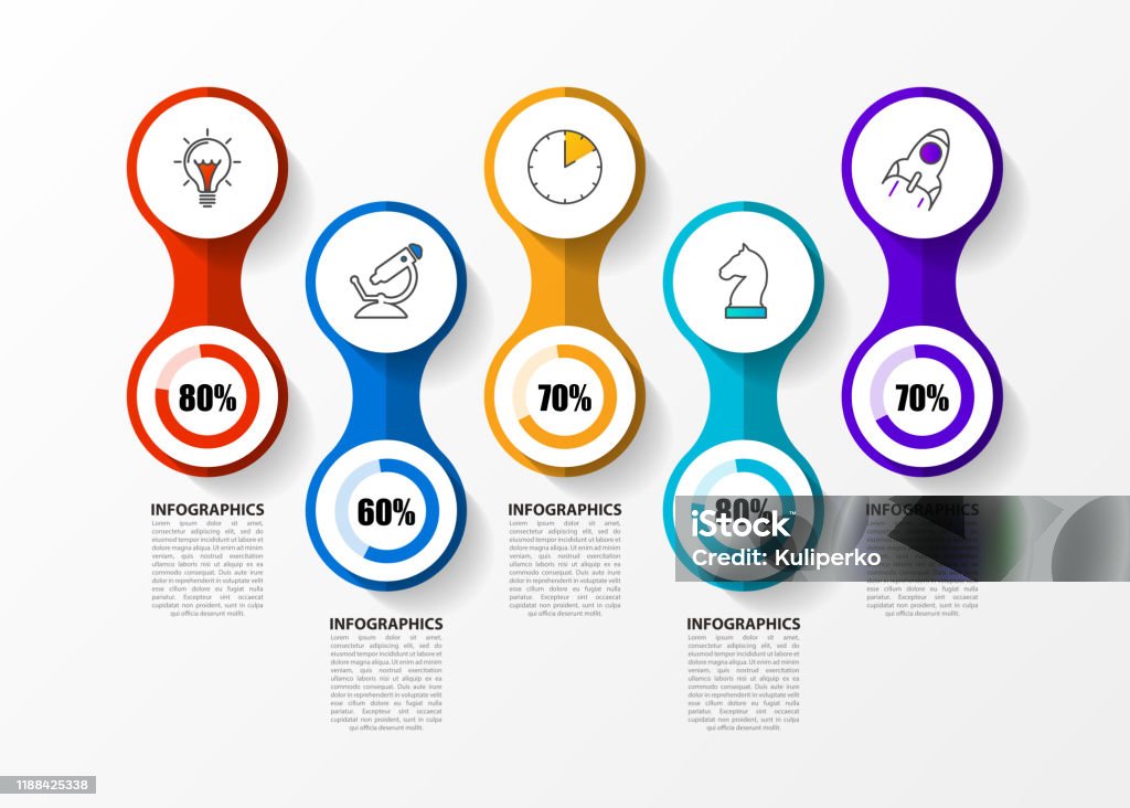 Vetores de Modelo De Design Infográfico Conceito Criativo Com 5 Passos ... Vetores de Modelo De Design Infográfico Conceito Criativo Com 5 Passos ...