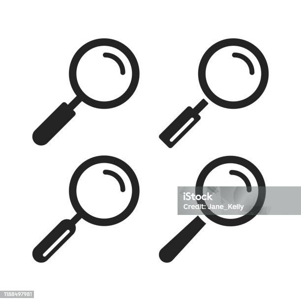 Lupensymbole Gesetzt Schwarze Lupe Symbole Vergrößern Suchen Vergrößern ... Lupensymbole Gesetzt Schwarze Lupe Symbole Vergrößern Suchen Vergrößern ...