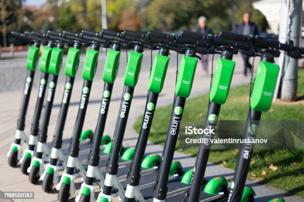 Ride Share Scooter On Sofia Street Stock Photo - Download Image Now ... Ride Share Scooter On Sofia Street Stock Photo - Download Image Now ...