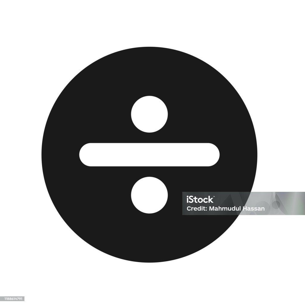 Divide Icon Flat Illustration Of Division Divide Sign Symbol Vector