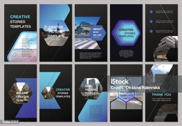 Desain Cerita Jejaring Sosial Kreatif Spanduk Vertikal Atau Templat