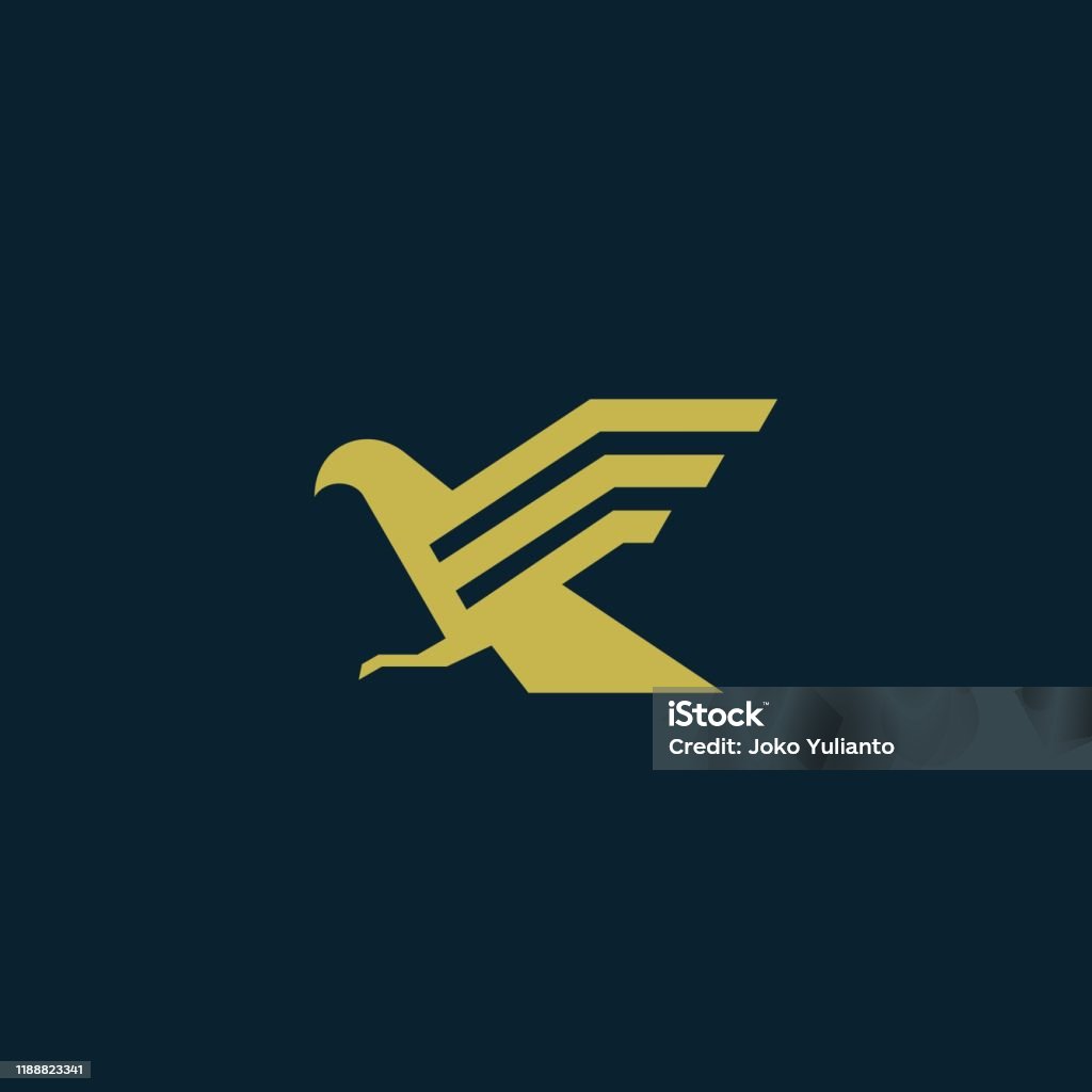 Perusahaan Logo Elang Emas Berani Premium Ilustrasi Stok Unduh Gambar Sekarang Logo Elang