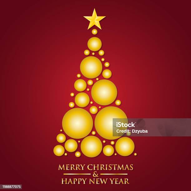 Kartu Ucapan Natal Kreatif Dan Tahun Baru Ilustrasi Stok Unduh Gambar