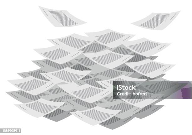 Messy Documents Flying Around Stack Of Documents Concept Of Paperwork ... Messy Documents Flying Around Stack Of Documents Concept Of Paperwork ...