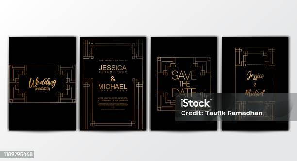 Cartes Dinvitation De Mariage Vecteurs Libres De Droits Et Plus D